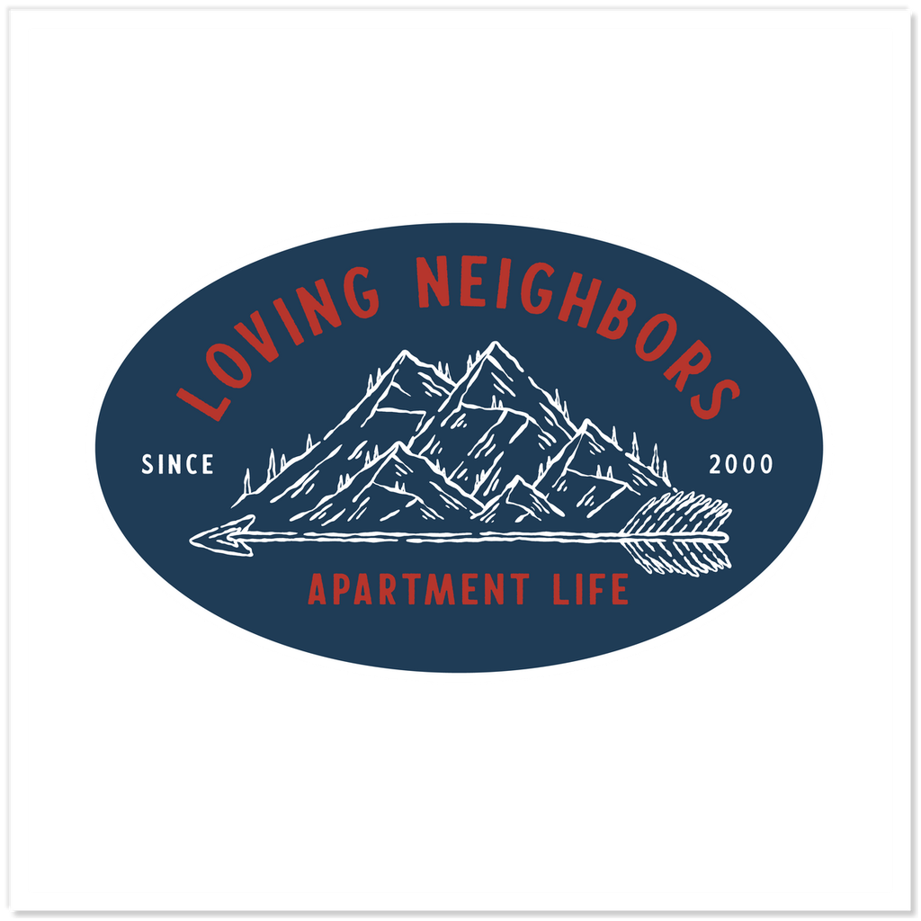Neighbor Stickers (Pack of 4) – Apartment Life SWAG Store
